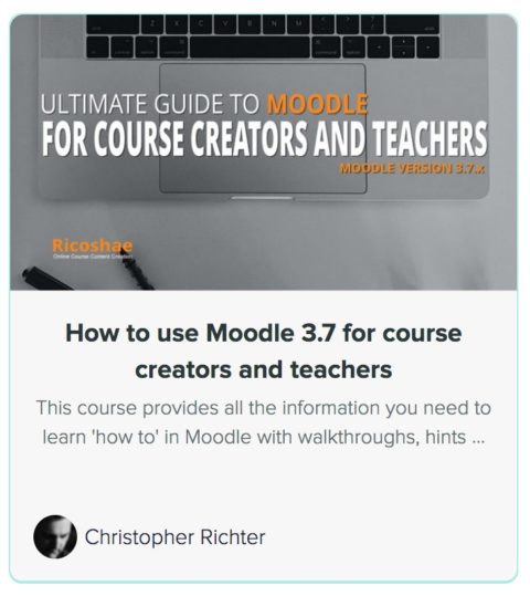 How to add CSS styles to a single Moodle course if you are not an administrator | Ricoshae